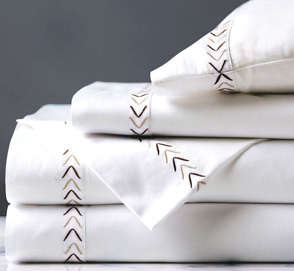Arrowhead Embroidered Sateen Sheet Set - Equine Luxuries